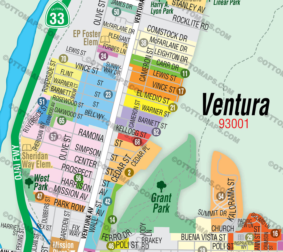 93001 - Ventura Subdivision Map – Otto Maps