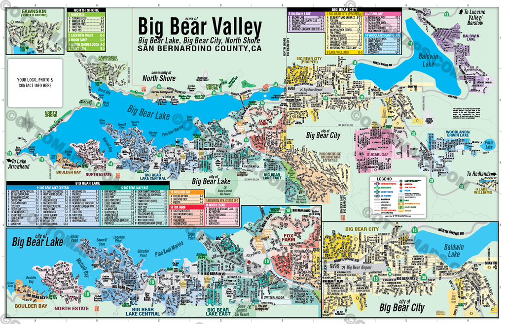 Big Bear Valley Subdivision Map - FILES - PDF and AI, editable, layere ...
